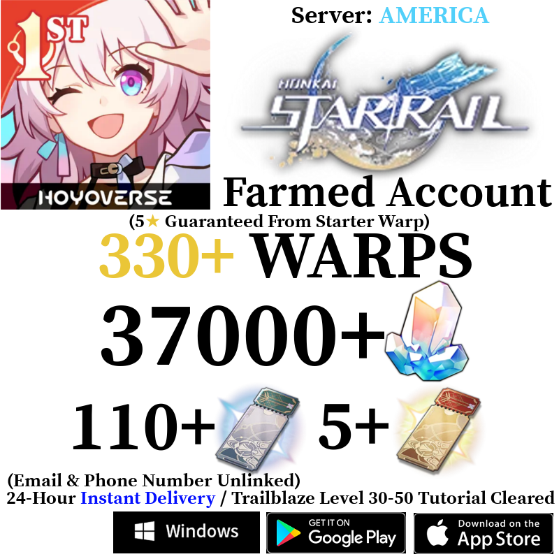 [AMERICA/NA] [INSTANT] 10000-30000 Stellar Jade, 120+ Star Rail Passes ...