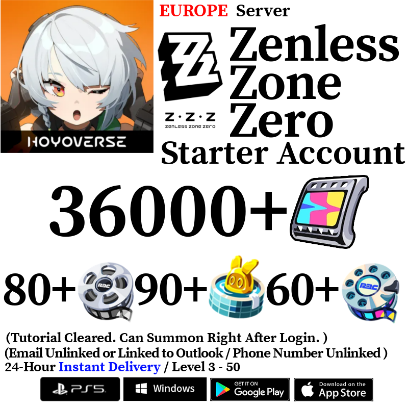 Zenless Zone Zero Starter Accounts – Skye1204 Gaming Shop