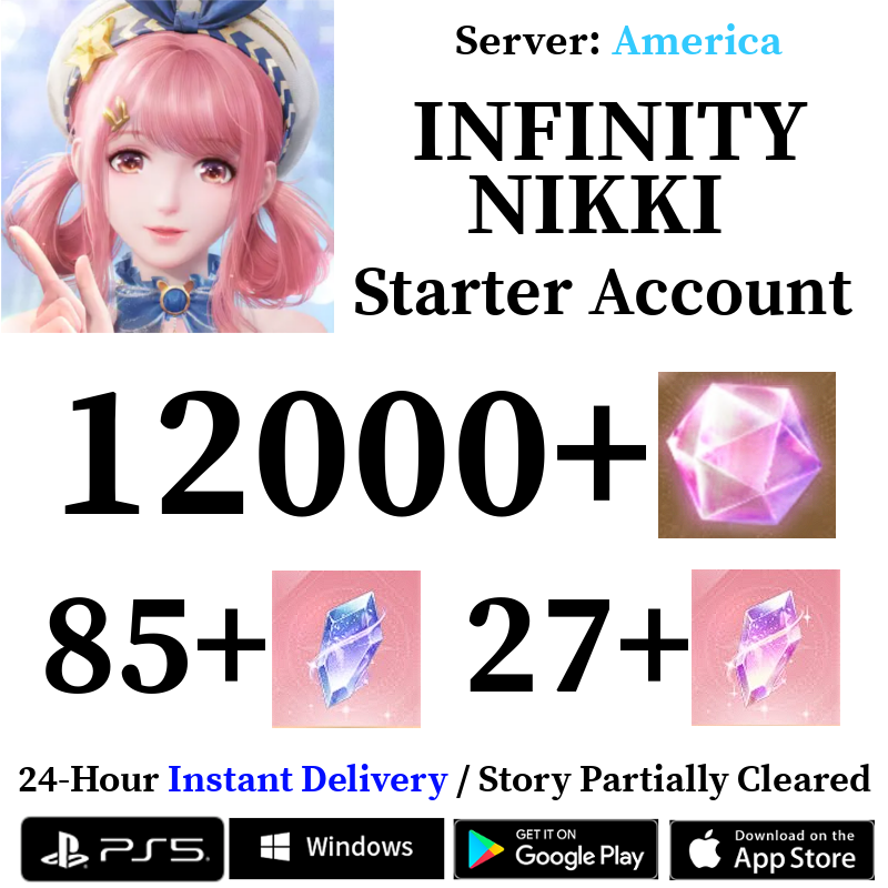 [AMERICA] [INSTANT] 12000+ Diamonds | Infinity Nikki Starter Reroll Ac – Skye1204 Gaming Shop