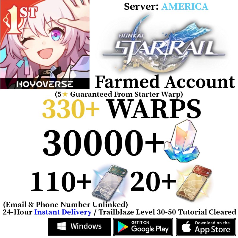 [AMERICA/NA] [INSTANT] 10000-40000 Stellar Jade, 120+ Star Rail Passes ...
