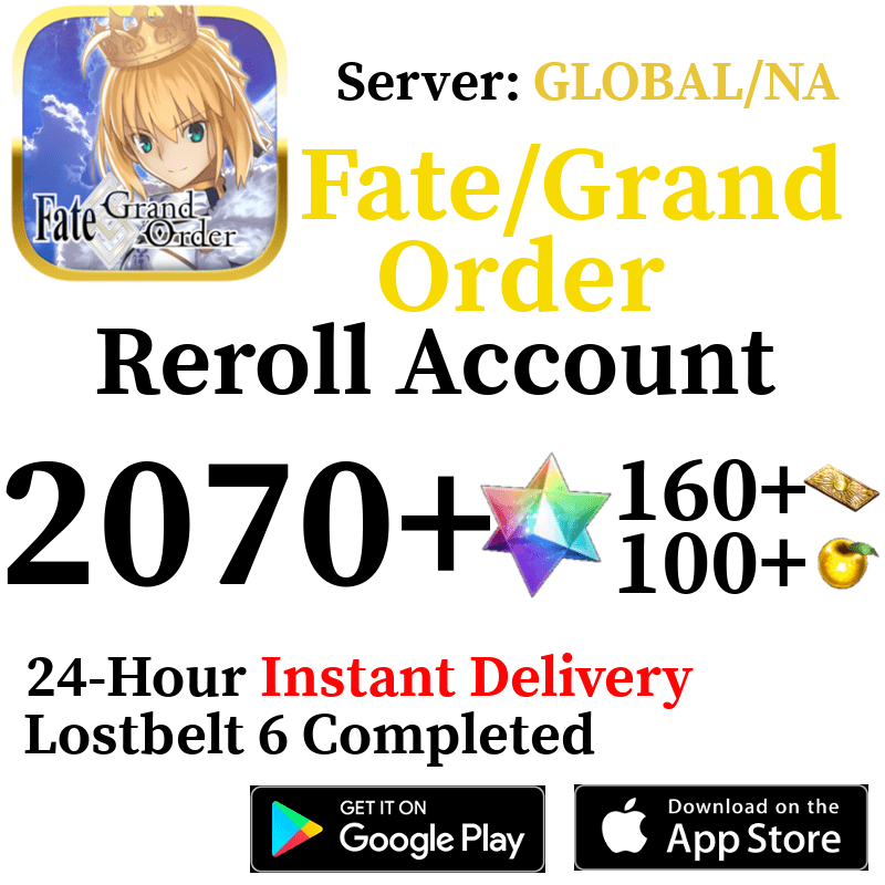 [ENGLISH/GLOBAL/NA][INSTANT] 2070+ SQ Fate Grand Order FGO Endgame Rer ...