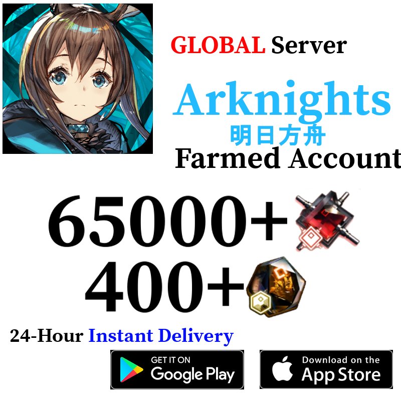 [GLOBAL] [INSTANT] 65000+ Orundum, 400+ Originite Prime | Arknights Fa ...